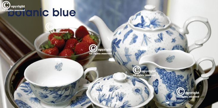 Portmeirion 英國瓷器 » Botanic Blue 植物藍